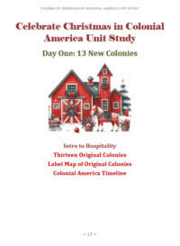 Celebrate Christmas in Colonial America Unit Study – Powerline Productions