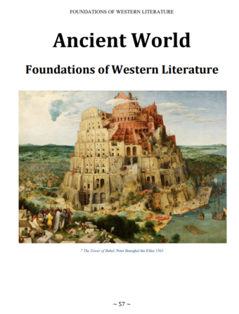 Foundations of Western Literature – Powerline Productions