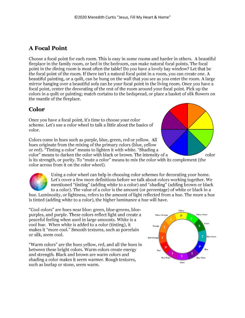 Jesus, Fill My Heart and Home Bible Study – Powerline Productions