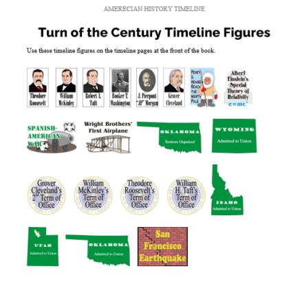 American History Timeline with Timeline Figures – Powerline Productions