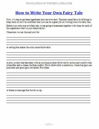 Foundations of Western Literature – Middle School – Powerline Productions