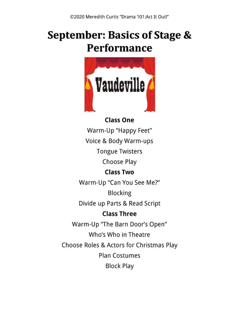 Drama 101: Act It Out! – Powerline Productions