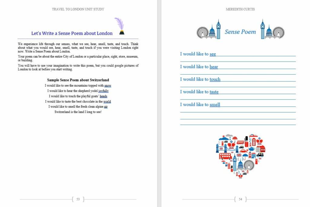 Travel To London Unit Study – Powerline Productions
