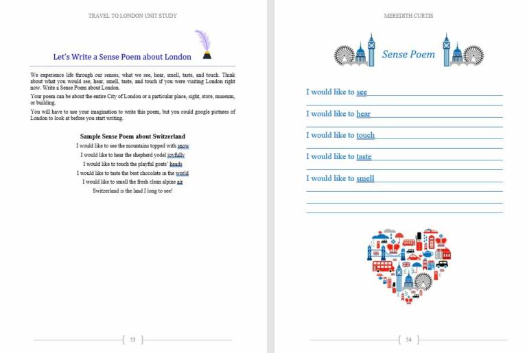 Travel To London Unit Study – Powerline Productions