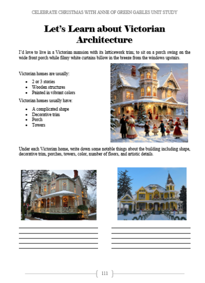 Celebrate Christmas with Anne of Green Gables Unit Study – Powerline ...