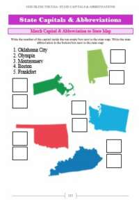 God Bless the USA State Capitals & Abbreviations – Powerline Productions