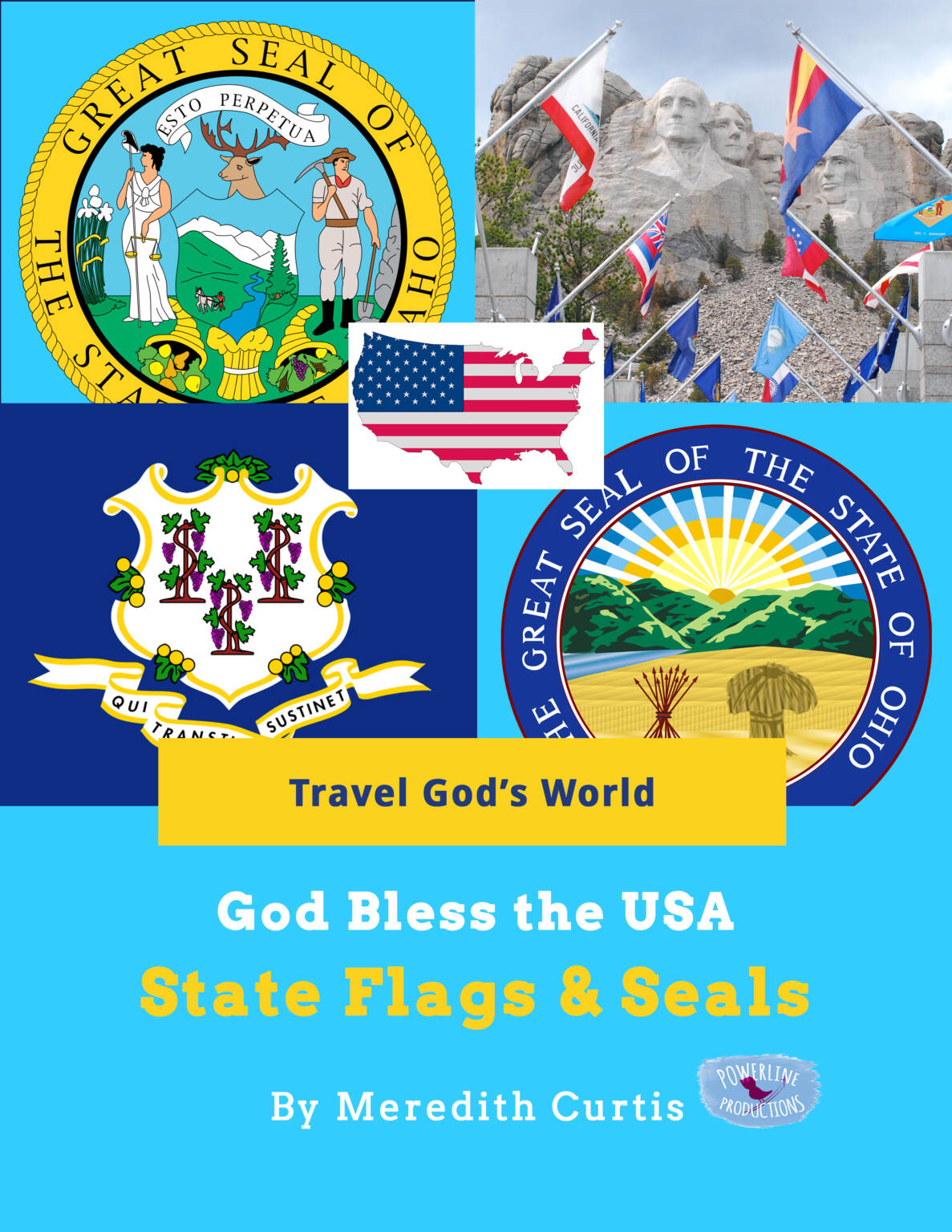 God Bless the USA State Flags & Seals – Powerline Productions