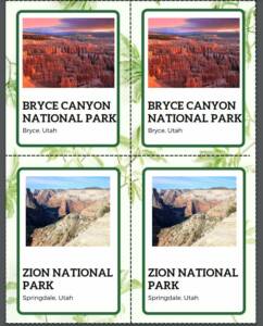 God Bless the USA National Parks Memory Game – Powerline Productions