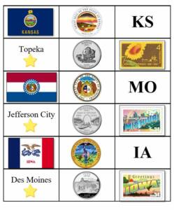 God Bless the USA State Sorting Mats – Powerline Productions