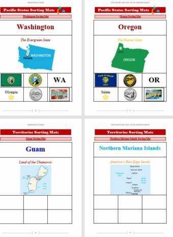 God Bless the USA State Sorting Mats – Powerline Productions