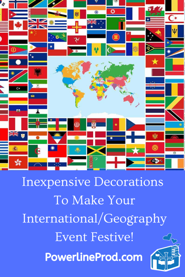Inexpensive Decorations To Make Your International/Geography Event ...