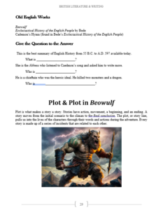 British Literature and Writing – Powerline Productions