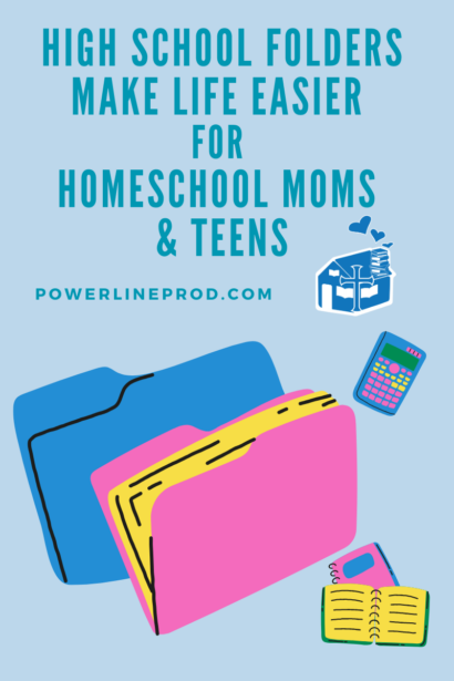 High School Folders Make Life Easier for Homeschool Moms & Teens ...